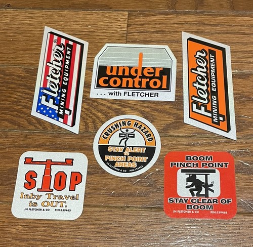 Fletcher Mining Stickers Set | eBay