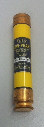 LPS-RK 40 Amp, 600V, Class RK1, Bussmann LPS-RK-40SP, LPS-RK 40A | eBay