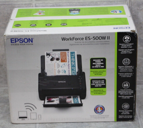 Epson Workforce Es-500w II Sheetfed Scanner B11B263201 for sale online ...