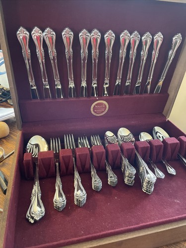 ONEIDA all American flatware set/with Chest/service for 12/79 pieces | eBay