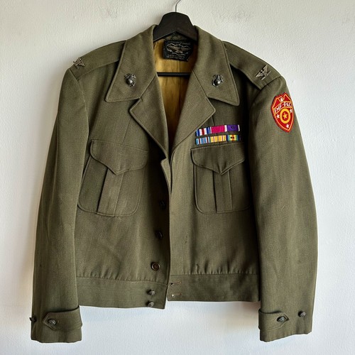 WWII USMC Marine Corps Officer Ike Jacket Uniform Colonel Tailored | eBay