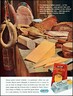 1963 Kraft Cracker Barrel Cheese Vintage PRINT AD Natural Cheddar Meats ...
