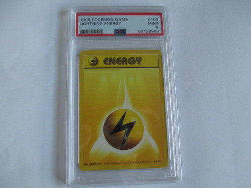 1999 POKEMON GAME LIGHTNING ENERGY CARD PSA 9 MINT | eBay
