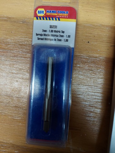 NAPA Threading TAP Thread Repair Cutting 7MM - 1.00 METRIC TAP | eBay