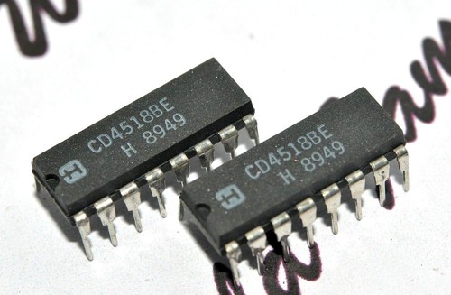 2PCS - CD4518BE DIP-16 Integrated Circuit / IC - NOS | eBay
