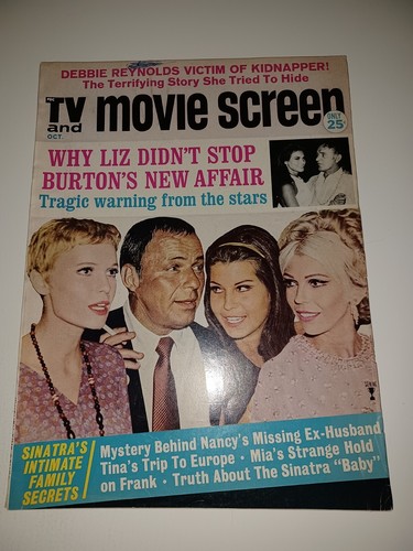 TV and Movie Screen Oct 1968 Lennon Sisters Elvis Presley Tommy Sands ...