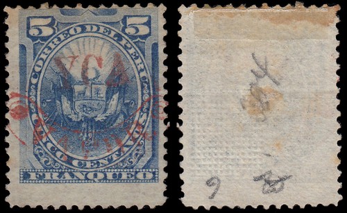 Peru Yca 6 1884 Stamps Of Peru de1874-85 With Surcharge MH | eBay Australia