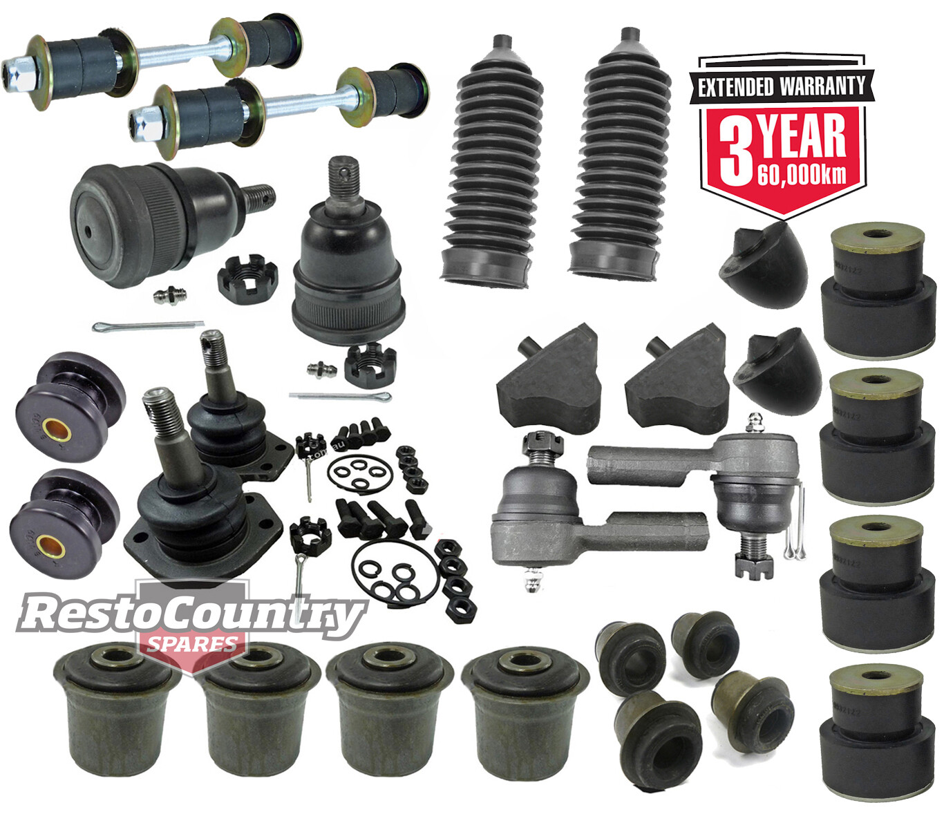 Hendrickson Rubber Bolster Spring Kit Part Number H64179048 Kit 59310 ...