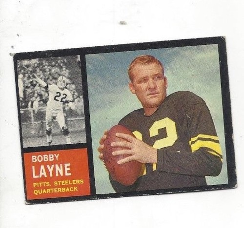 1962 Topps Bobby Layne #127 (HOF) excellent condition | eBay