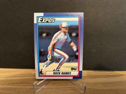 1990 MLB Topps Tim Rock Raines #180 Base Card - Pulled From Sealed Set ...