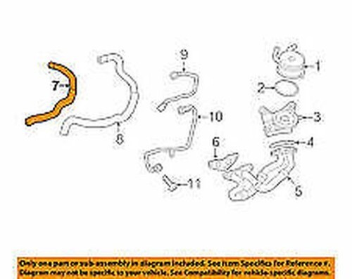 GENUINE TOYOTA & LEXUS MANY MODELS 1628131030 HOSE, WATER BY-PASS 16281 ...