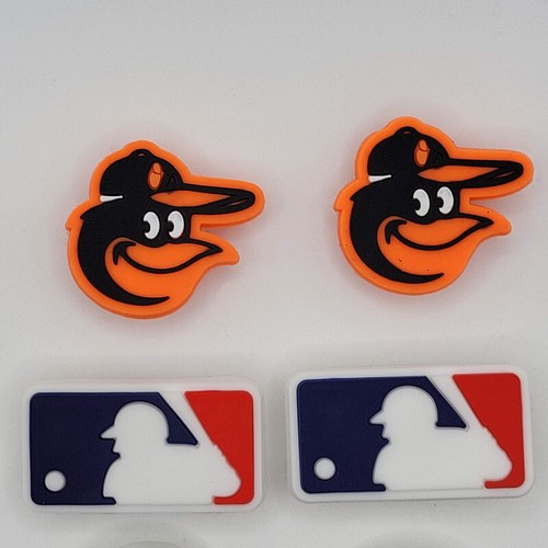 MLB Baltimore Orioles Baseball Team For Crocs Shoe Charms Jibbitz - 4 ...