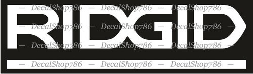 RIDGID Tools - Cars/SUV/Truck/Toolbox Vinyl Die-Cut Peel N' Stick Decal ...