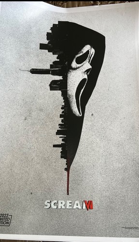 SCREAM VI RARE SCREAM 6 “11 X 17” PROMO ONLY IN THEATER LIMITED! | eBay