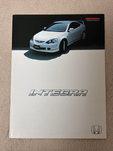 Honda Integra Type R DC5 Late Model Catalog Brochure JDM Japon 2003 ...