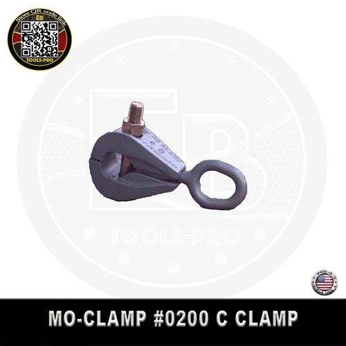 Mo-Clamp 0200 C Clamp Self-Tightening.1 1/2" (39 mm) throat clearance ...