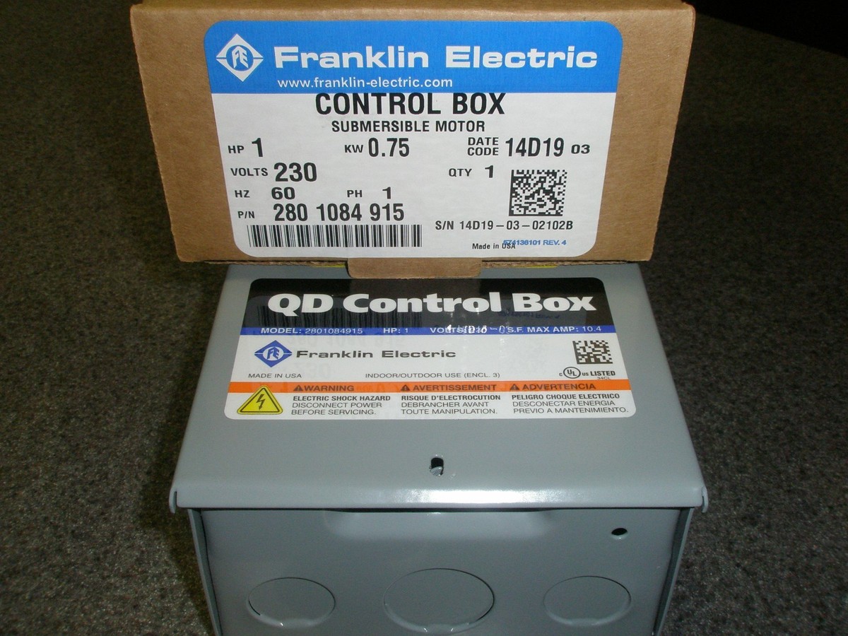Franklin Control Box Parts Dpdt Relay Rva2alkl Well Pump Control Box