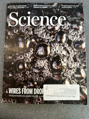 AAAS SCIENCE MAGAZINE 11 November 2022 Vol 378 No 6620 | eBay