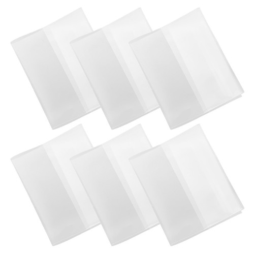 60pcs Plastic Book Covers: A5 Notebook Cover Protector Waterproof Clear ...