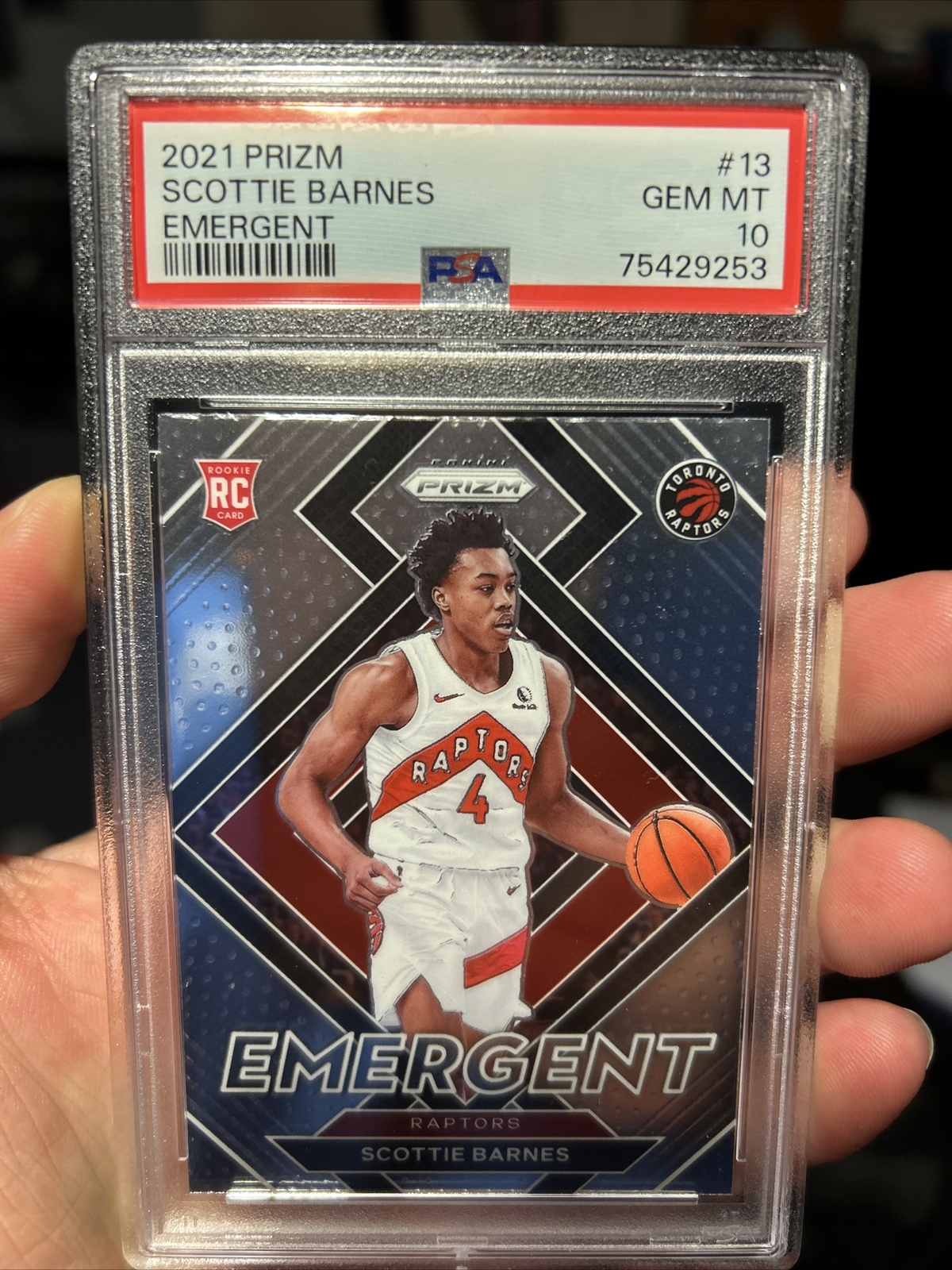 Scottie Barnes 2021 Prizm #13 Emergent Price Guide - Sports Card Investor