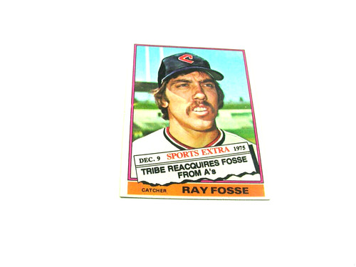Ray Fosse 1976 Topps Traded to Indians card #554T | eBay