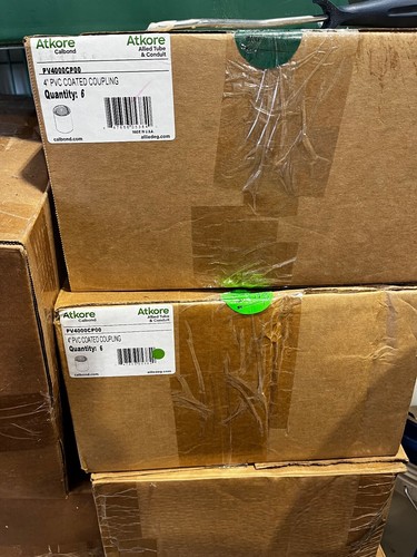 (6) 4" PVC Coated Coupling Atkore | eBay