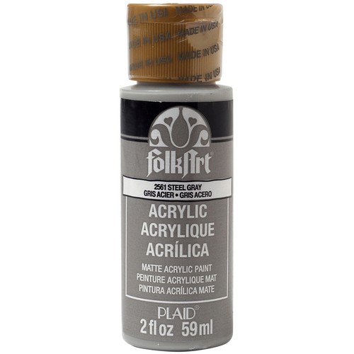 6 Pack - FolkArt Acrylic Paint 2oz-Steel Gray - FA-2561 | eBay