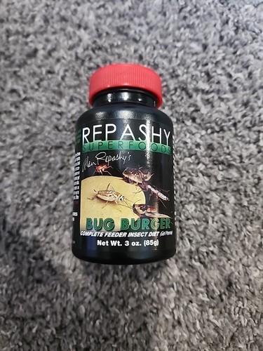 Repashy Bug Burger Feeder Insect Gel 3 oz Cricket Roach Gut Load 10/ ...