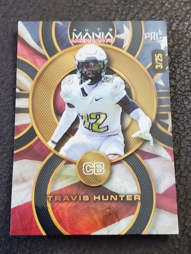 2024 Wild Card Auto Mania American Football Preview Circle /25 Travis ...