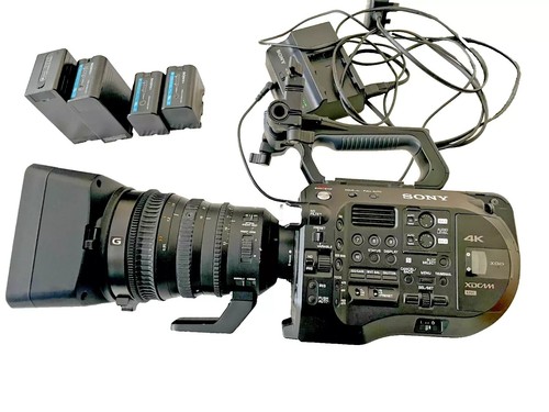SONY FS7 MK2 CAMCORDER BODY plus sony 18-110mm lens plus accessories ...