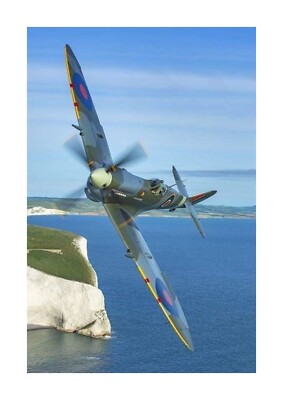 Framed Spitfire Print in Art Prints for sale | eBay UK