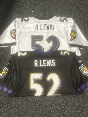 2 Ray Lewis Baltimore Ravens NFL Jerseys Home And Away 2002 Season ...