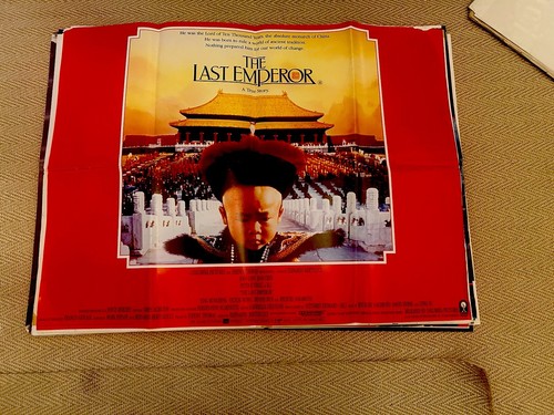 THE LAST EMPEROR 1987 Puyi, Bernardo Bertolucci GENUINE Movie Cinema ...