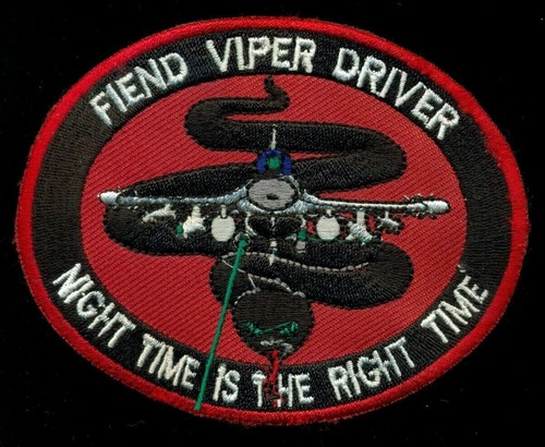 USAF Viper Driver Fiend 36th Fighter Squadron Patch SK-6 | eBay