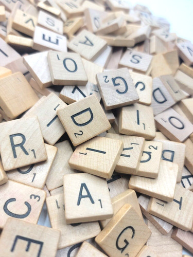 Scrabble Tiles One Pound + Genuine Wood Letter Random Lot | eBay