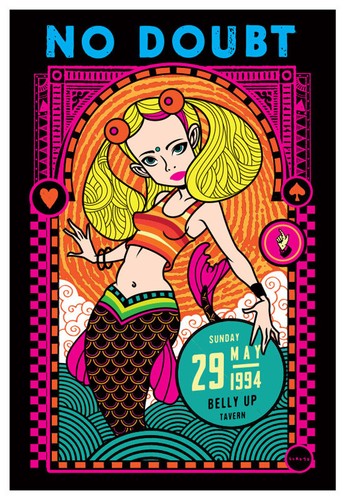 Scrojo No Doubt Belly Up Tavern 5/29/1994 Commemorative Poster Gwen Stefani | eBay