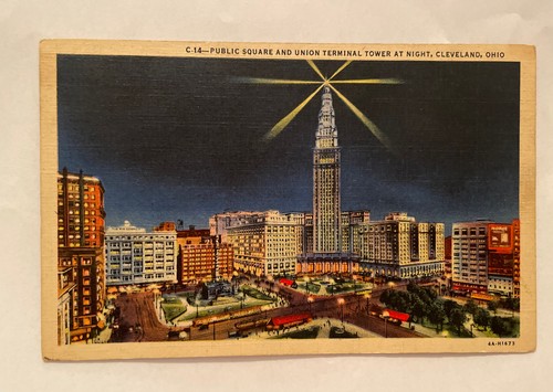 Authentic Vintage Postcard! Union Terminal Tower! Cleveland, Ohio ...