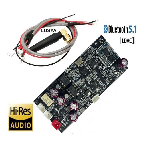 Dual ES9038 Audio Decoder Power Amplifier QCC5125 Bluetooth 5.1 APP ...