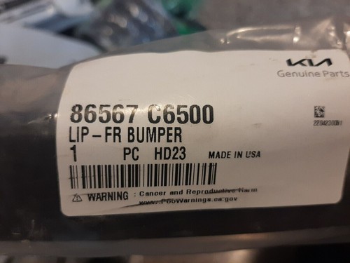 2019-2020+Kia+Sorento+Front+Lower+Valance+Panel+Trim+Lip+86567-c6500 ...