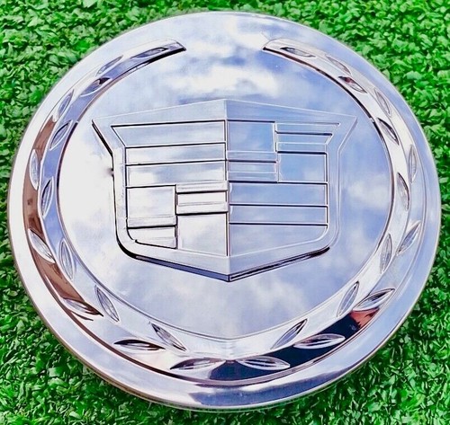 4 Genuine GM OEM Factory SMALL Cadillac CENTER CAPS Escalade 20 22 inch ...
