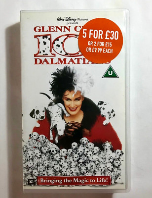 U 101 Dalmatians (1996 film) Film/TV Title VHS Films for sale | eBay