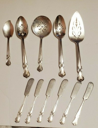 Old Company Plate Signature Pattern by International Silver Monogram "H ...