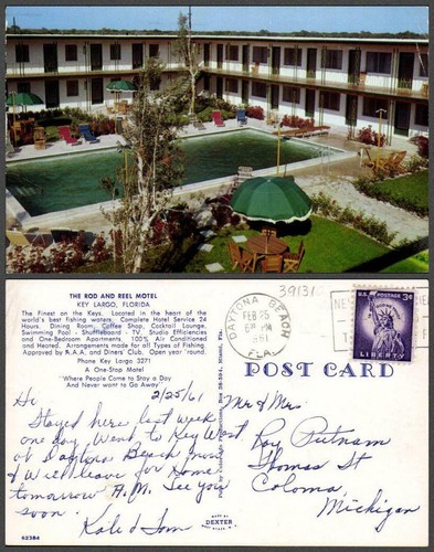 FLORIDA Key Largo CHROME VINTAGE POSTCARD | eBay