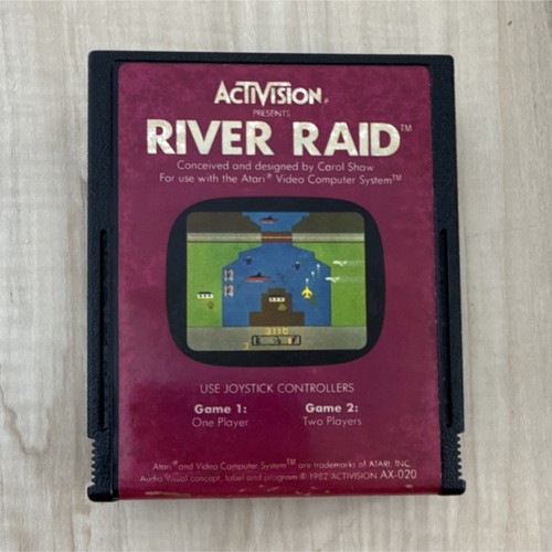 Activision River Raid Atari Video Computer System Shooter Cartridge | eBay