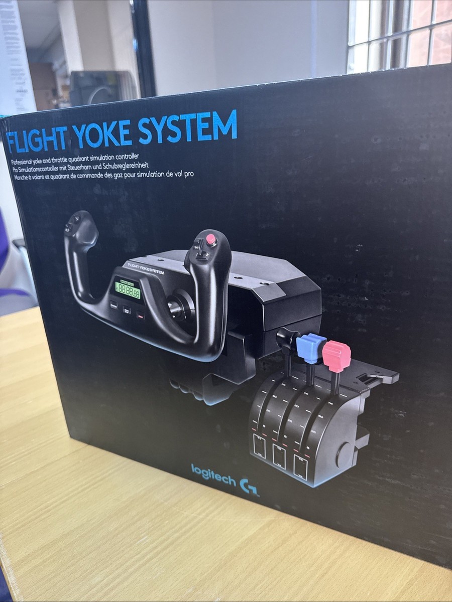 G Pro Flight Yoke System Logitech - Professional Flight Simulator ...