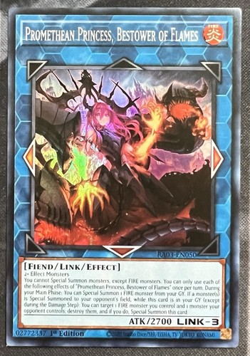 Promethean Princess, Bestower of Flames RA03-EN050 Quarter Century ...