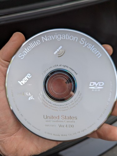 2006 to 2012 Acura Honda Navigation DVD Map 2015 Update Certain Models ...