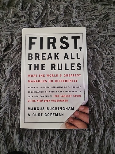 First, Break All the Rules: What the W- hardcover, 0684852861, Marcus ...