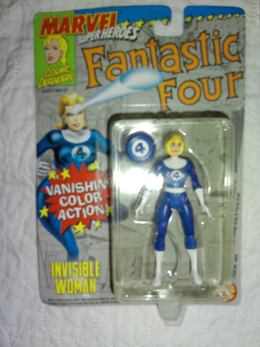 INVISIBLE WOMAN VANISHING COLOR-MARVEL SUPER HEROES FANTASTIC FOUR ...