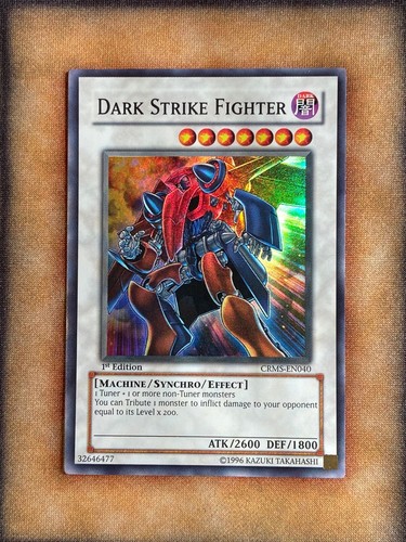 Yugioh Dark Strike Fighter CRMS-EN040 Super Rare 1st Ed LP | eBay